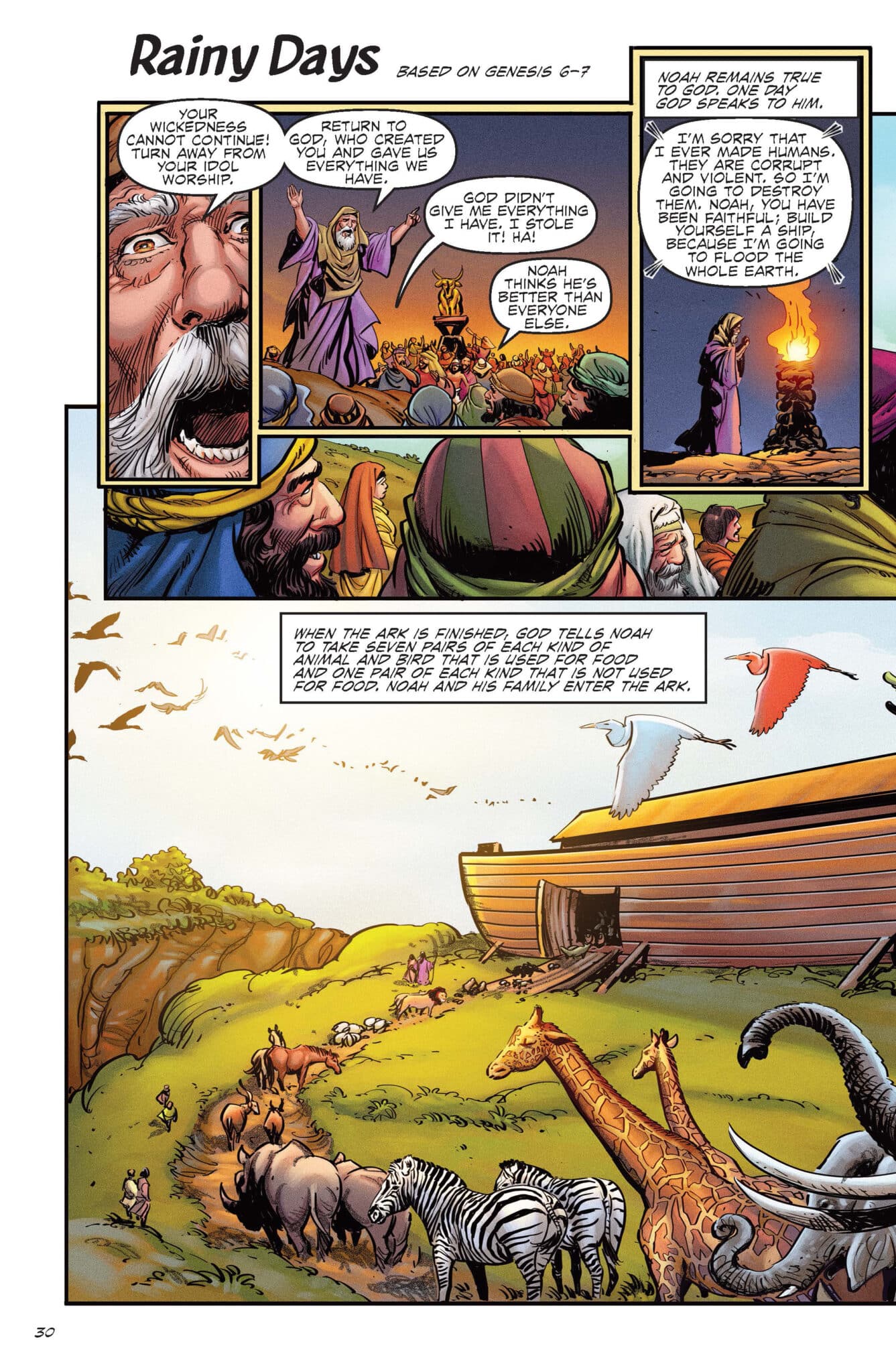 The Action Bible - The Graphic Novel Bible Capturing Children's ...